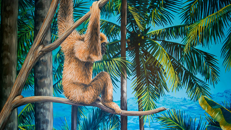 fresques-murales-peintures-trompe-l-oeil-décorative-intérieures-maison ...